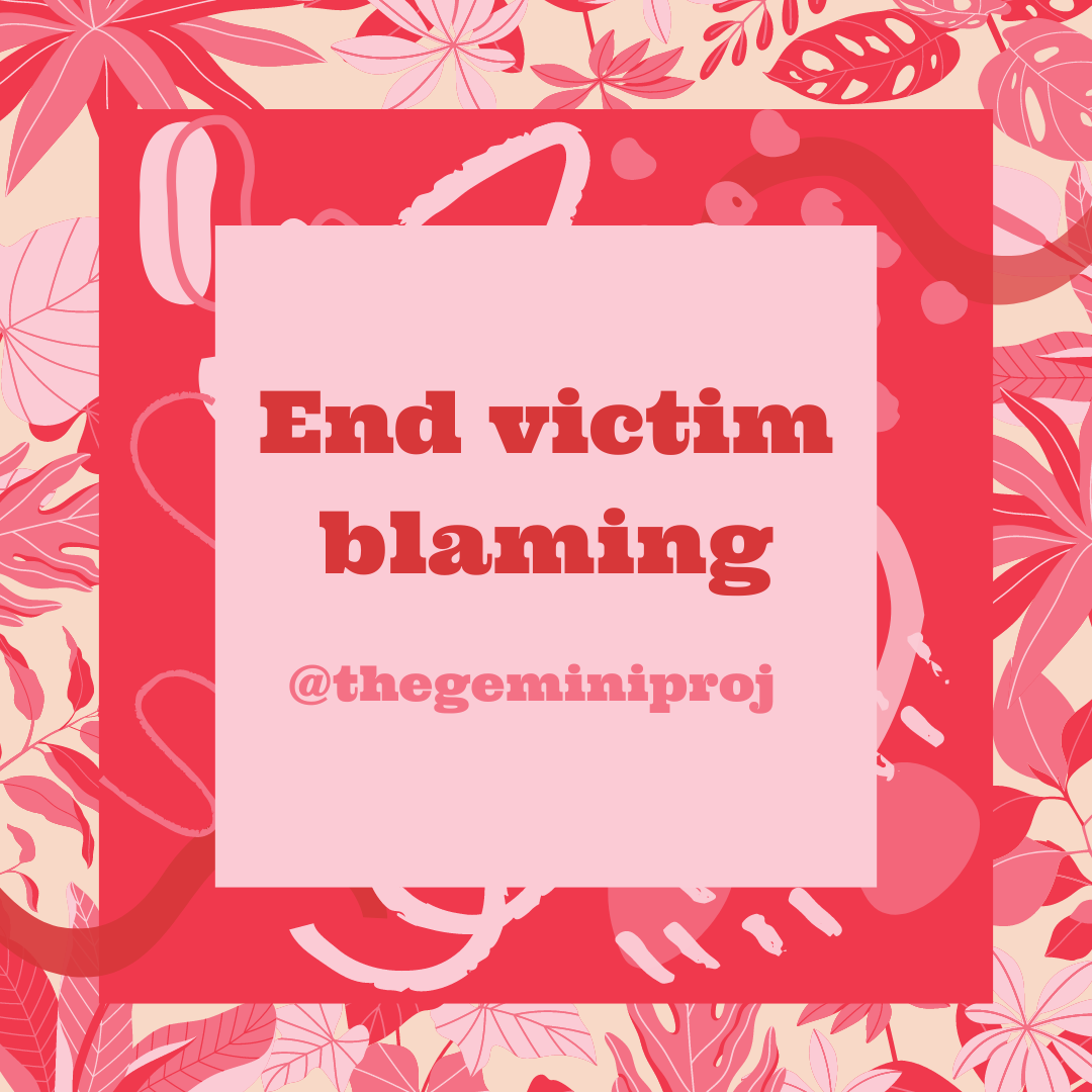 Victim blaming and the just world fallacy – The Gemini Project